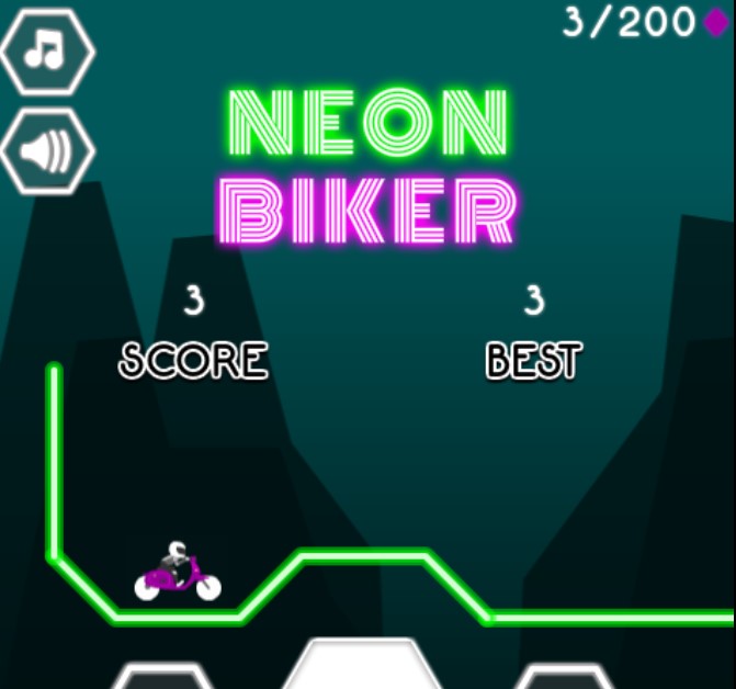 Neon Biker | UBGFun